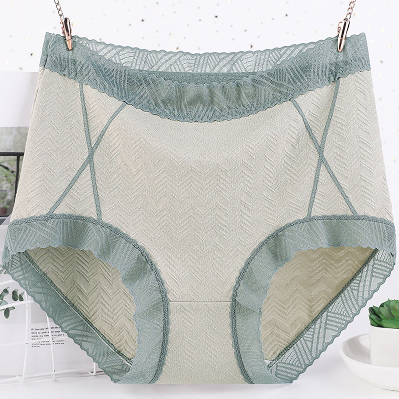 Period Underwear for Women Plus Size High Waisted Period Panties Soft ...