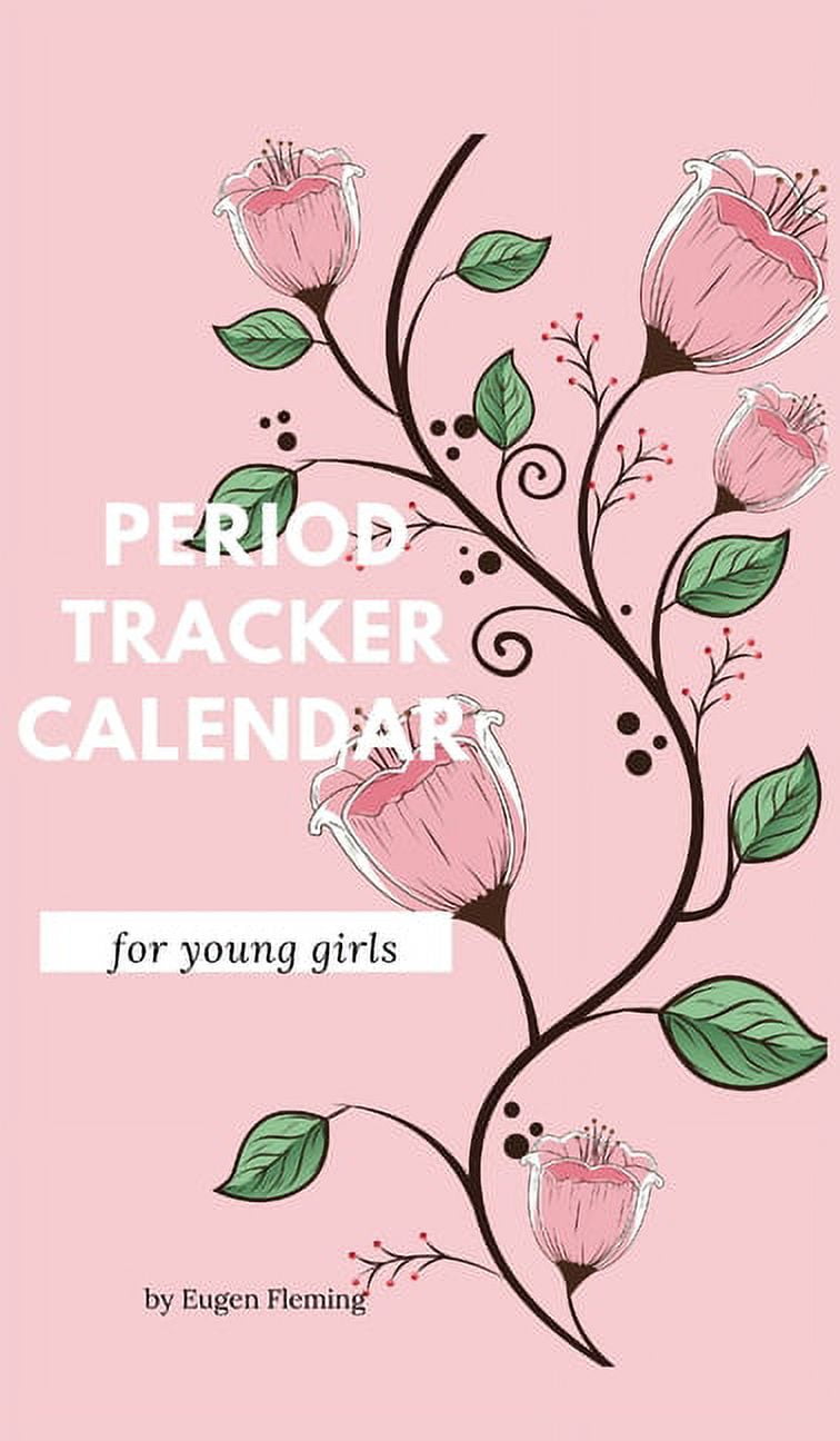 Period tracker calendar for young girls : Menstrual cycle calendar for ...