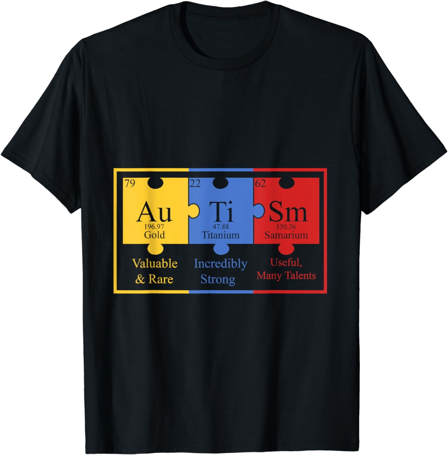 Periodic Table Autistic Gift Autism T-Shirt - Walmart.com