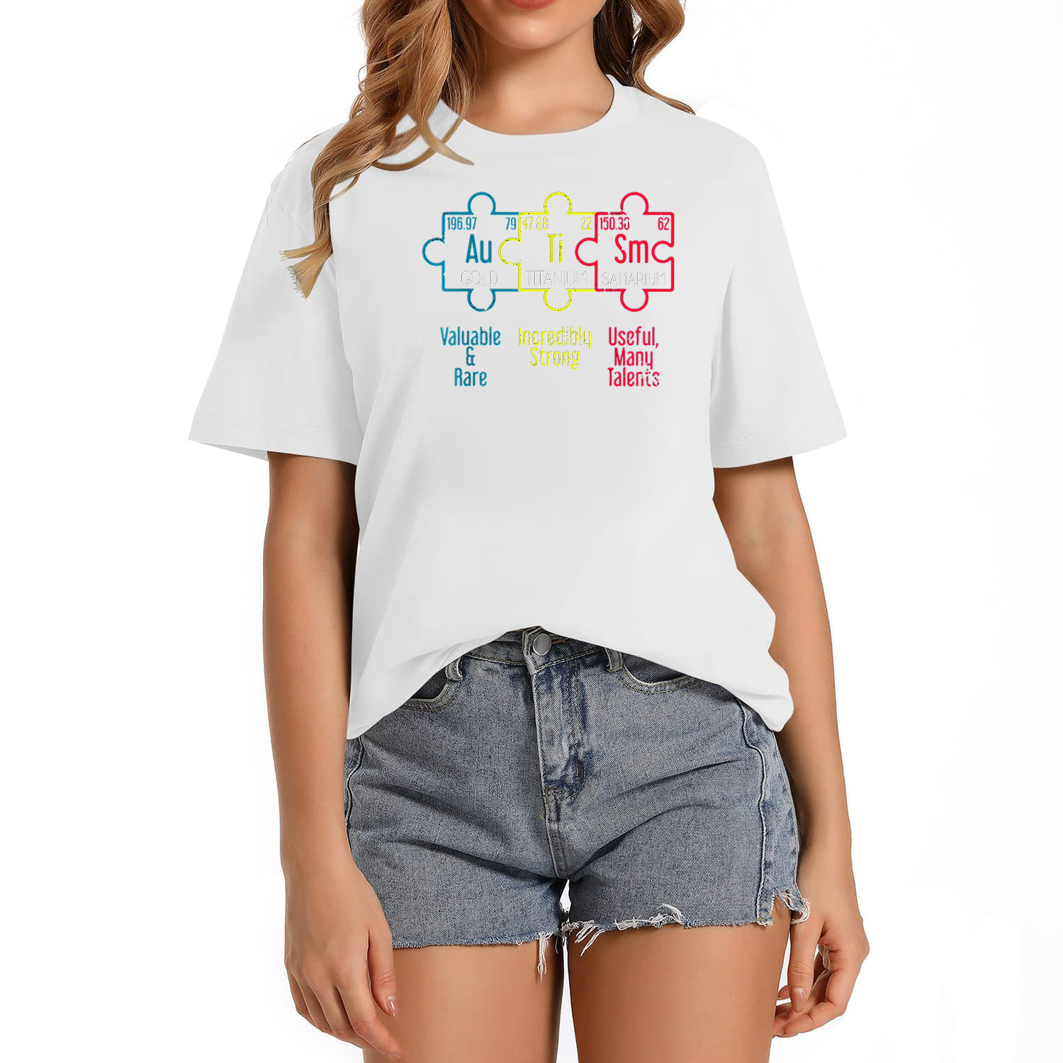 Periodic Table Autistic Pride Gift Idea Autism T-Shirt - Walmart.com