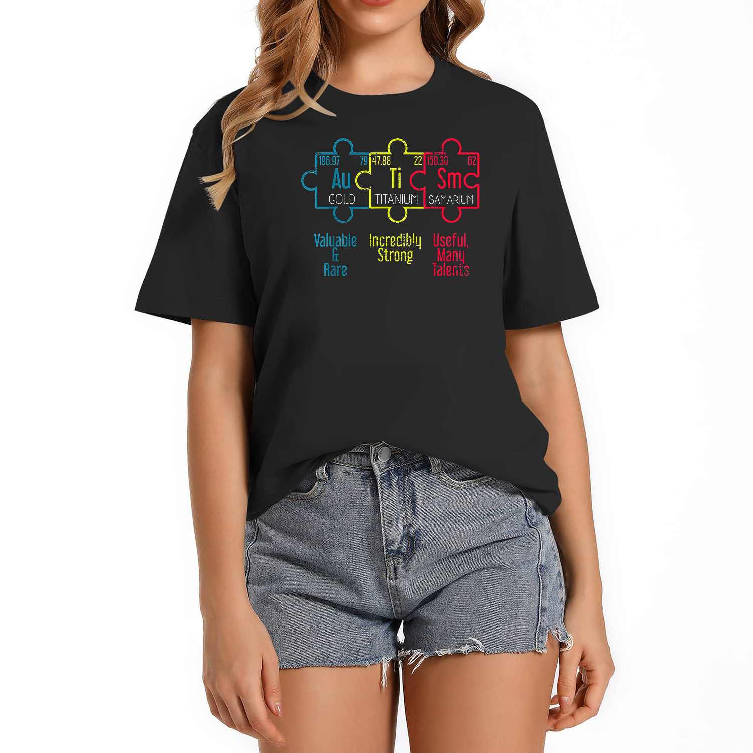 Periodic Table Autistic Pride Gift Idea Autism T-Shirt - Walmart.com