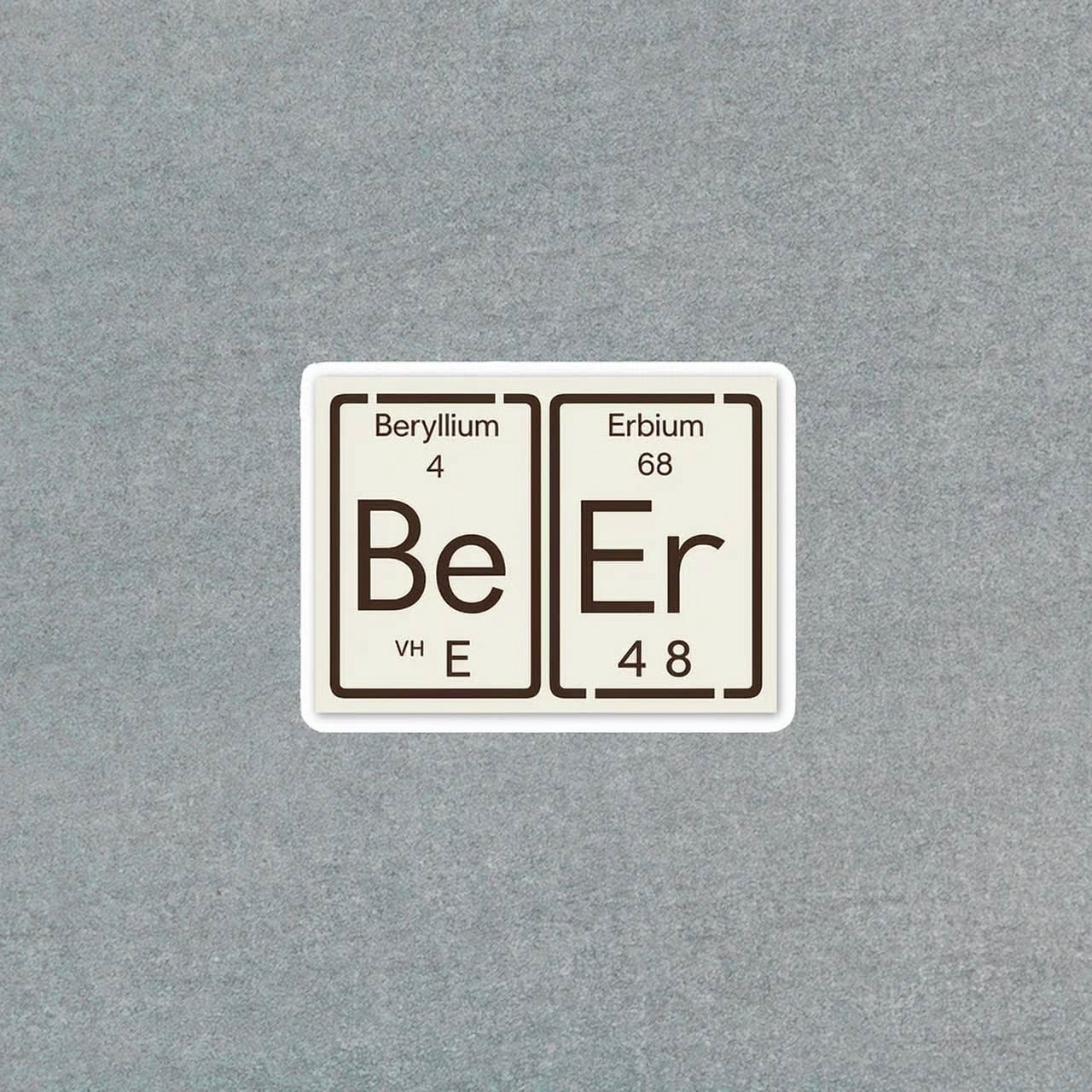 Periodic Table Element Stickers For Beer & Erbium Chemistry Decorphone ...