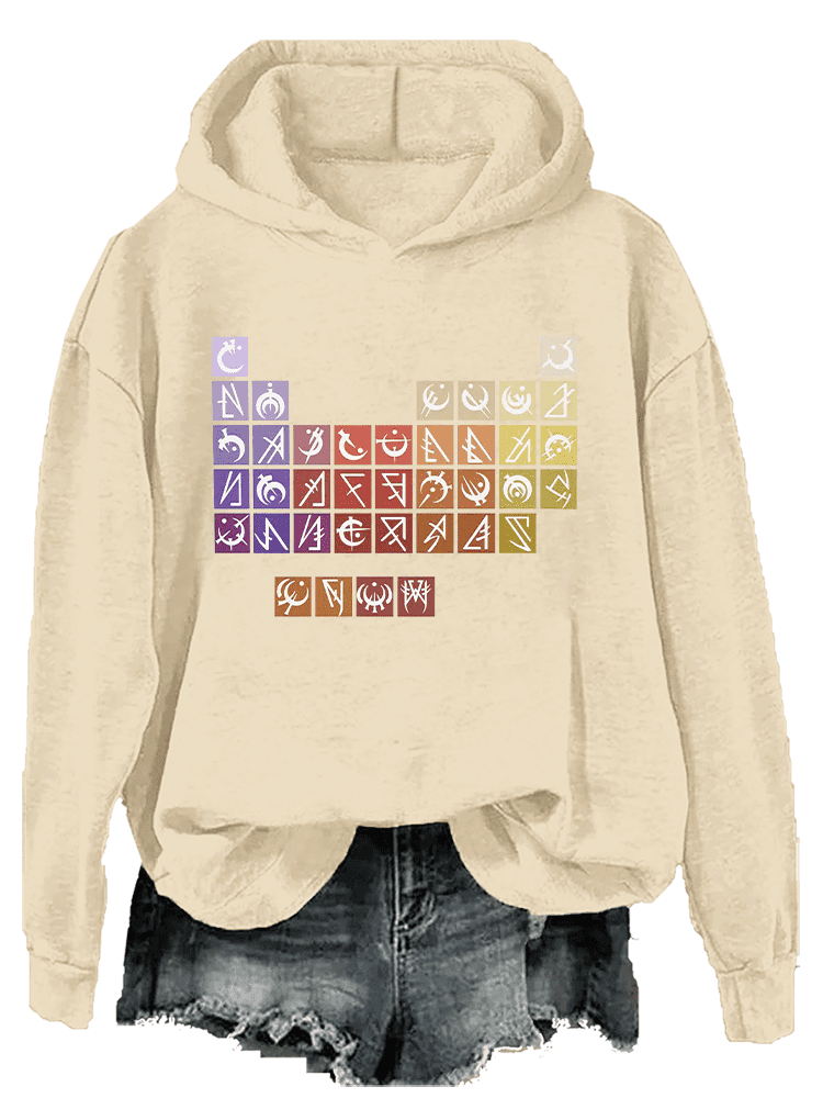 Periodic Table Hoodie, Periodic Table Sweatshirt, Periodic Table Shirt ...