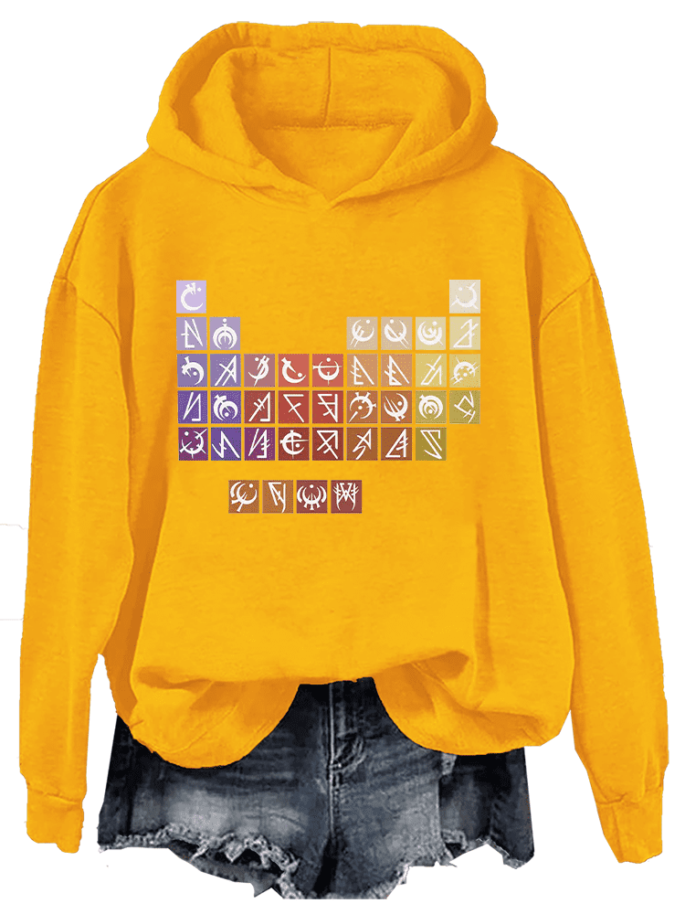 Periodic Table Hoodie, Periodic Table Sweatshirt, Periodic Table Shirt ...