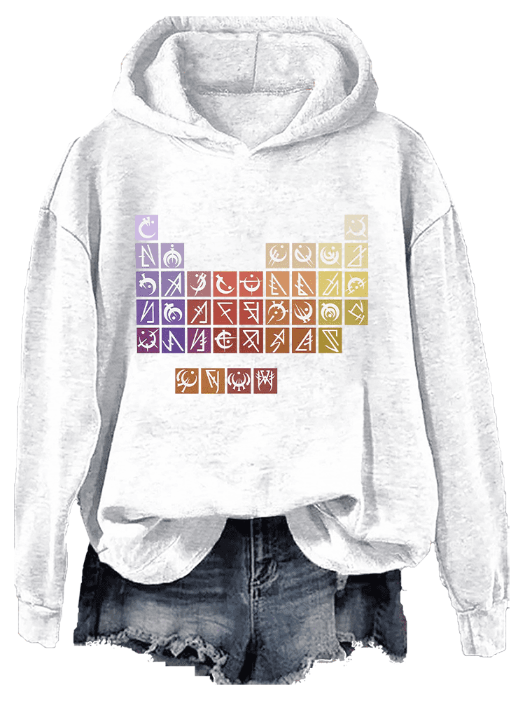 Periodic Table Hoodie, Periodic Table Sweatshirt, Periodic Table Shirt ...