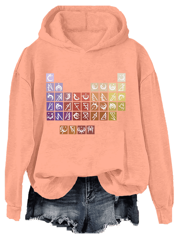 Periodic Table Hoodie, Periodic Table Sweatshirt, Periodic Table Shirt ...