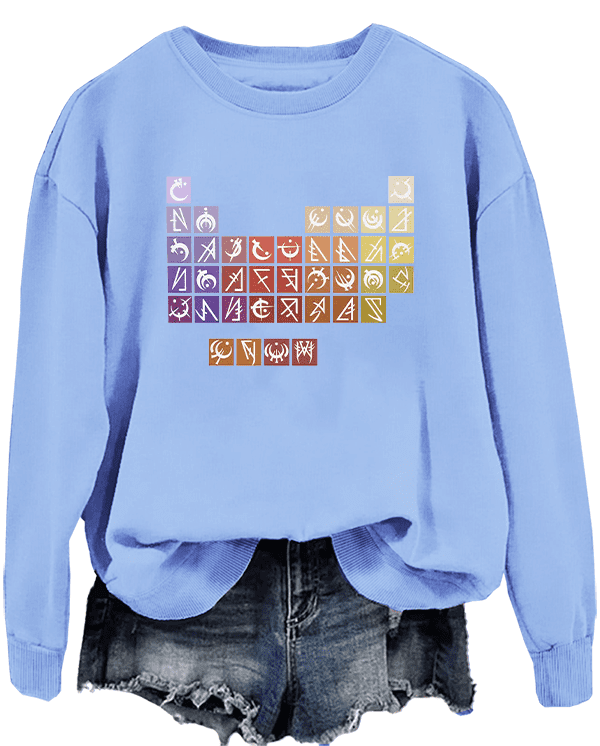 Periodic Table Sweatshirt, Periodic Table Shirt, Periodic Table TShirt ...