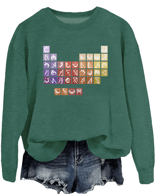 Periodic Table Sweatshirt, Periodic Table Shirt, Periodic Table TShirt ...