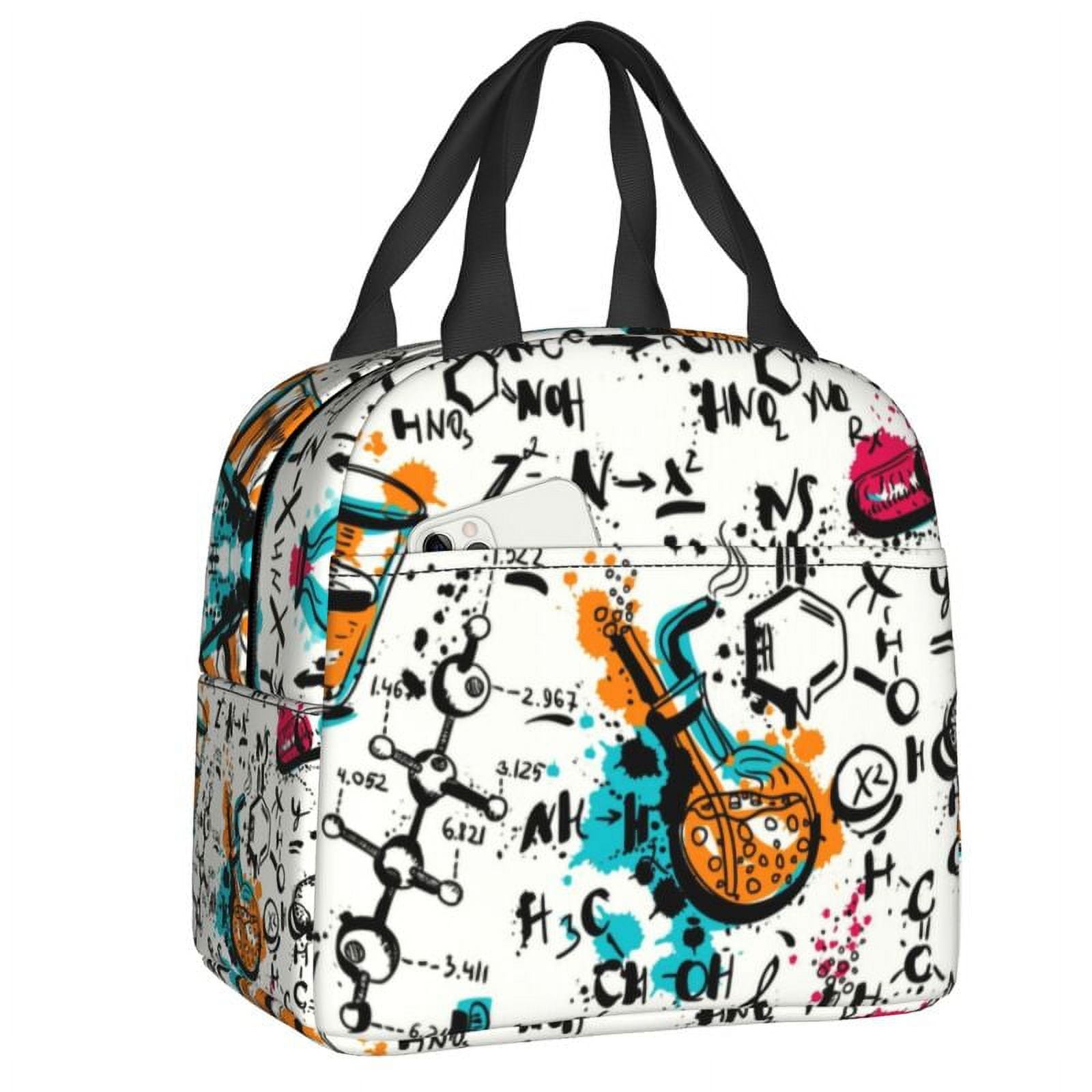 Periodic Table Thermal Insulated Lunch Bag Science Chemistry Chemical ...