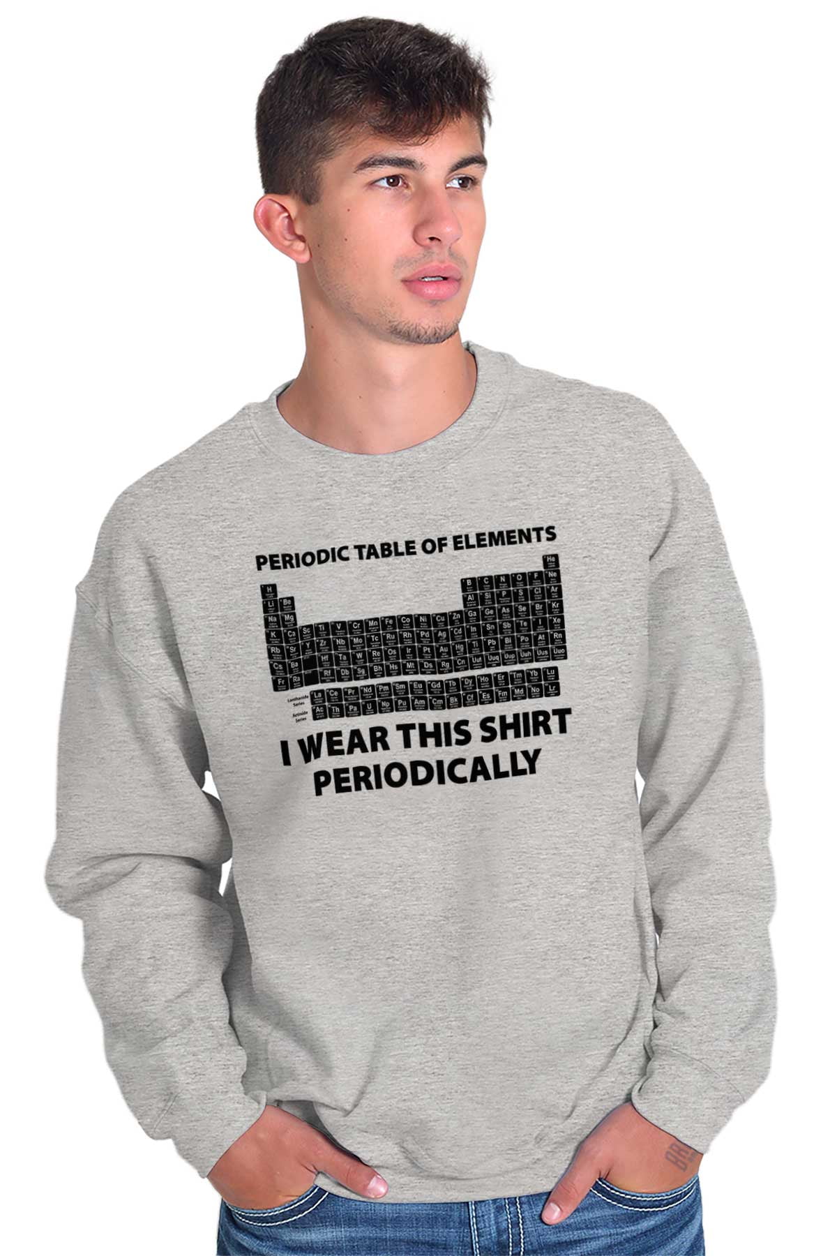 Periodic Table Wear Periodically Nerd Unisex Plus Size Sweatshirt ...