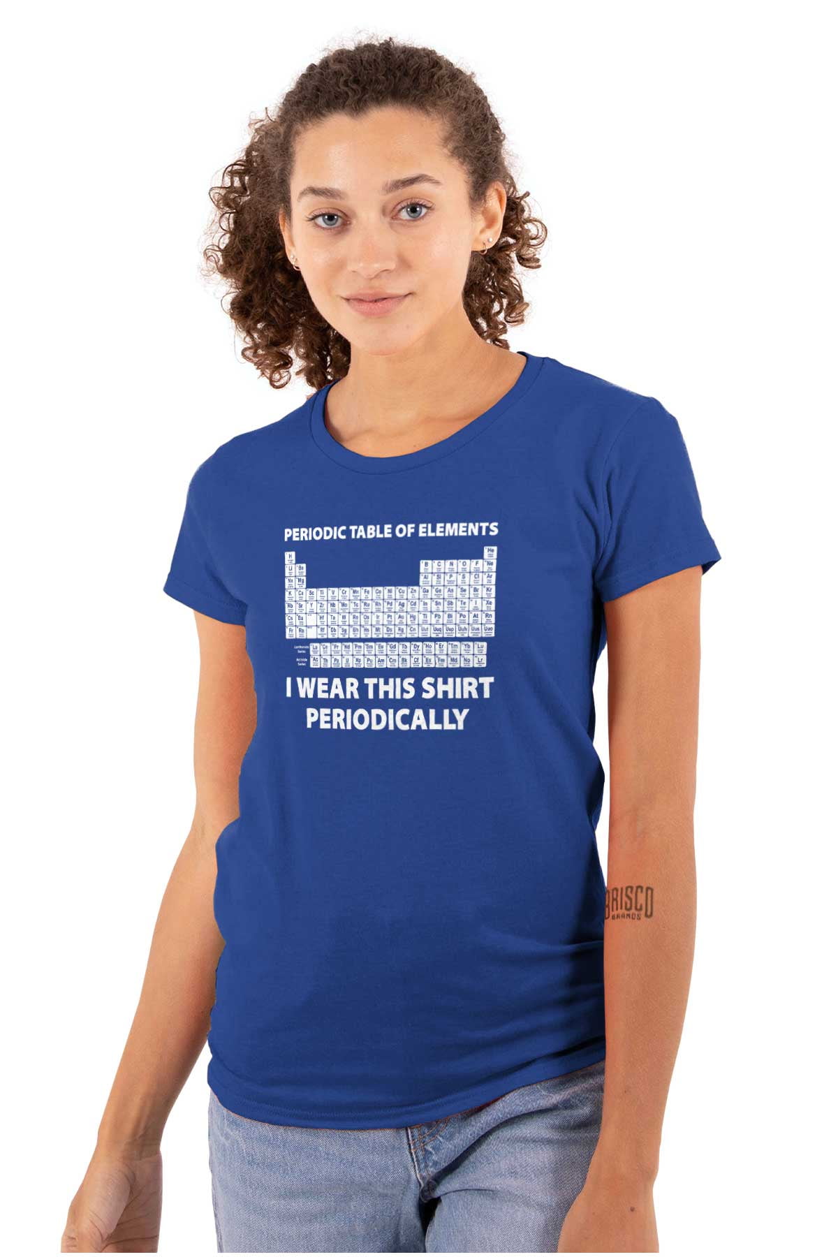 Periodic Table Wear Periodically Nerd Womens Fitted Plus Size Graphic ...