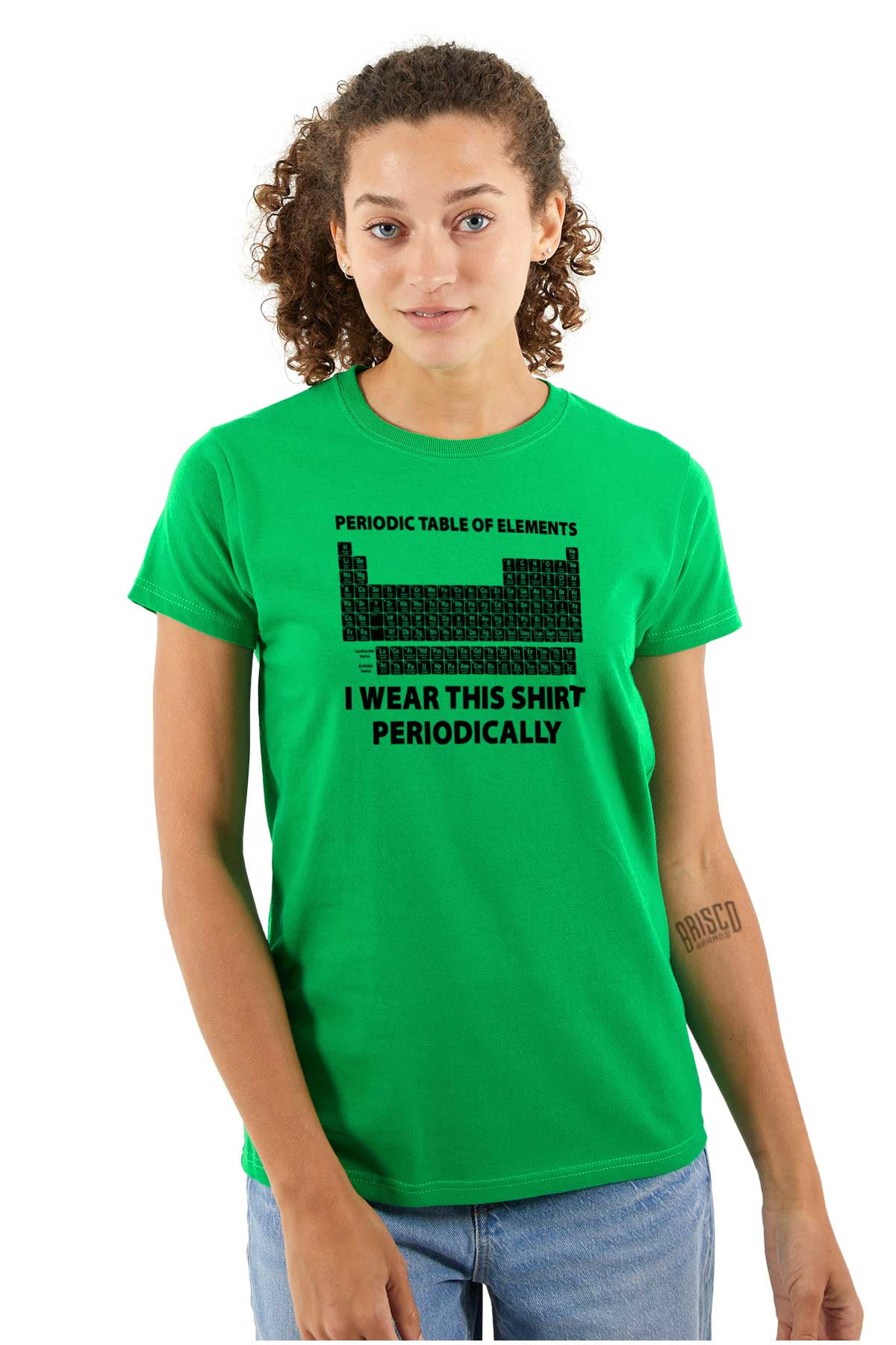 Periodic Table Wear Periodically Nerd Womens Fitted Plus Size Graphic ...