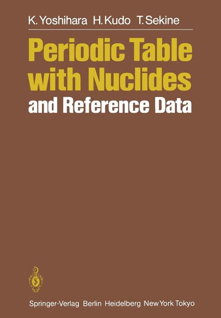 Periodic Table With Nuclides and Reference Data - Walmart.com