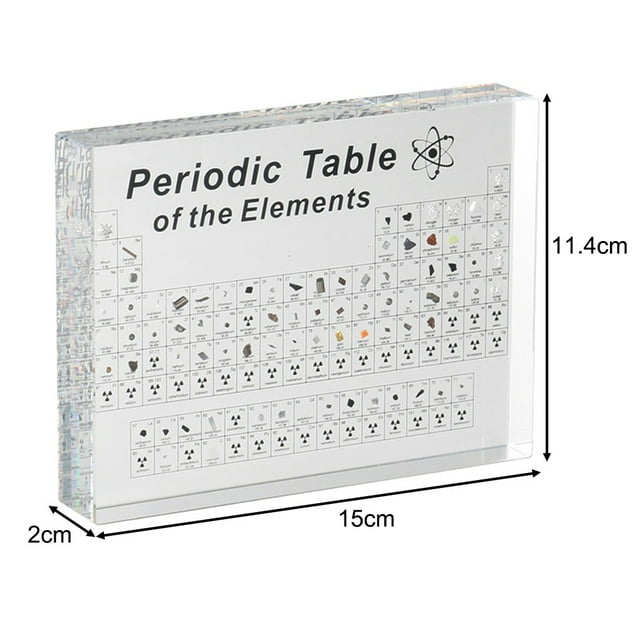 Periodic Table with Real Elements Inside, Acrylic Periodic Table of 83 ... Periodic Table with Real Elements Inside, Acrylic Periodic Table of 83 ...