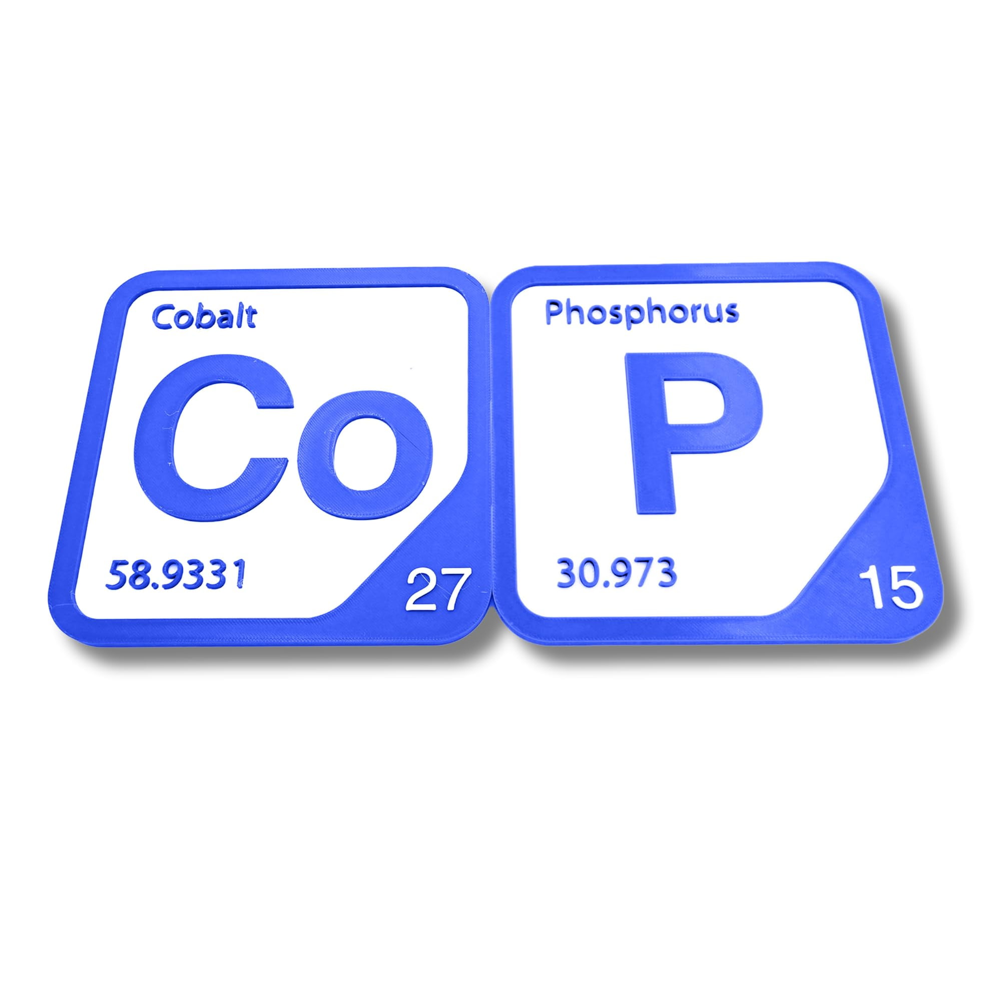 Periodic Table Word Sign - 'COP' (Cobalt + Phosphorus) - 5.63 in x 5.63 ...