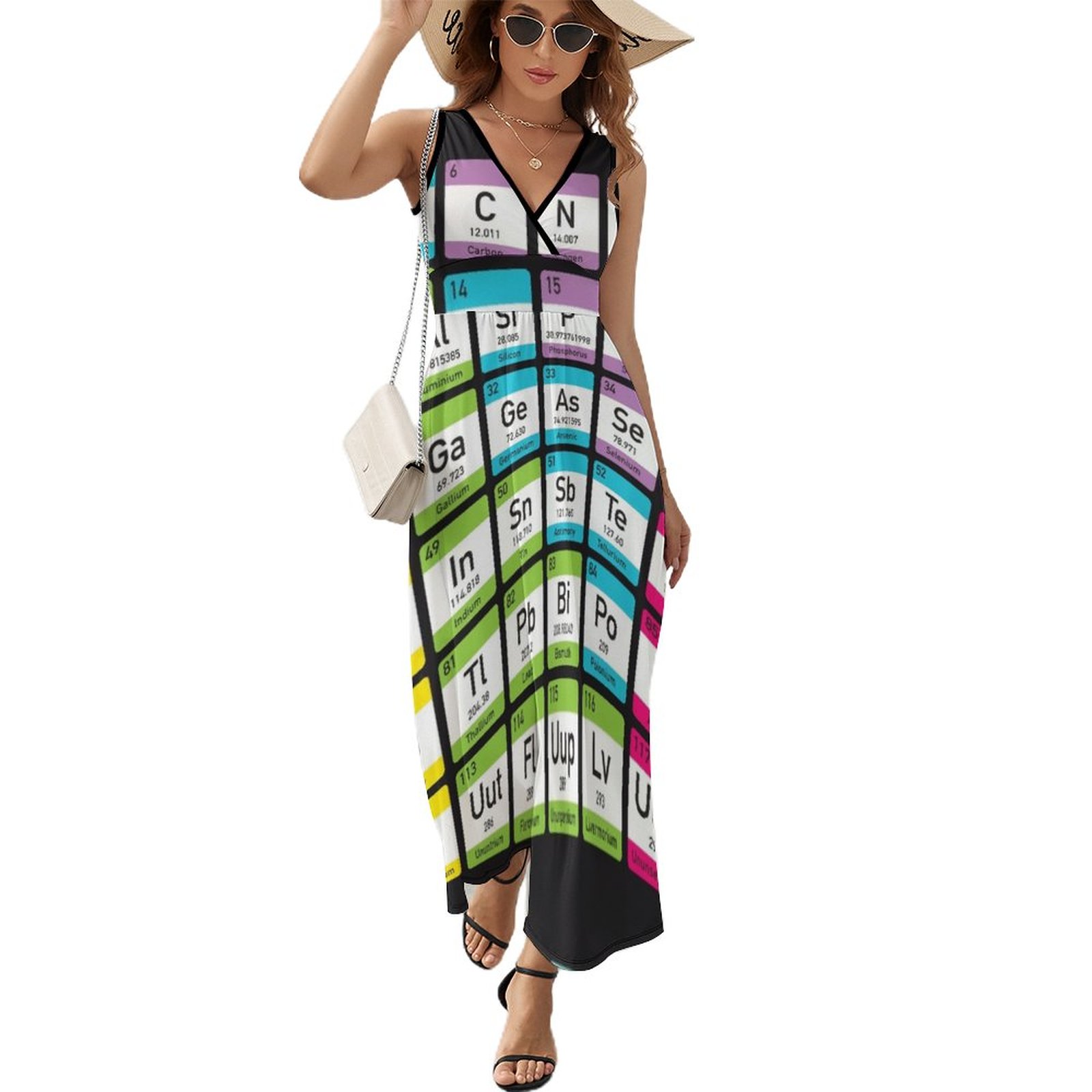 Periodic Table detailed with color code on black background HD High ...