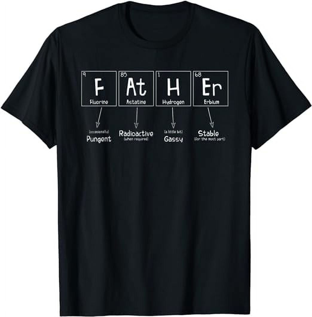 Periodic Table of Elements Dad T-Shirt - Walmart.com