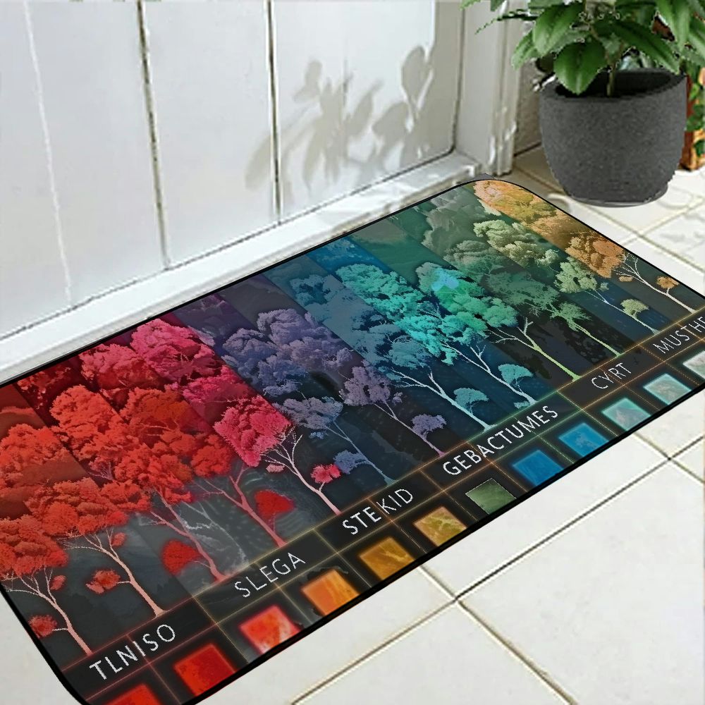 Periodic Table of Elements Doormat Indoor Outdoor Entrance Floor Door ...