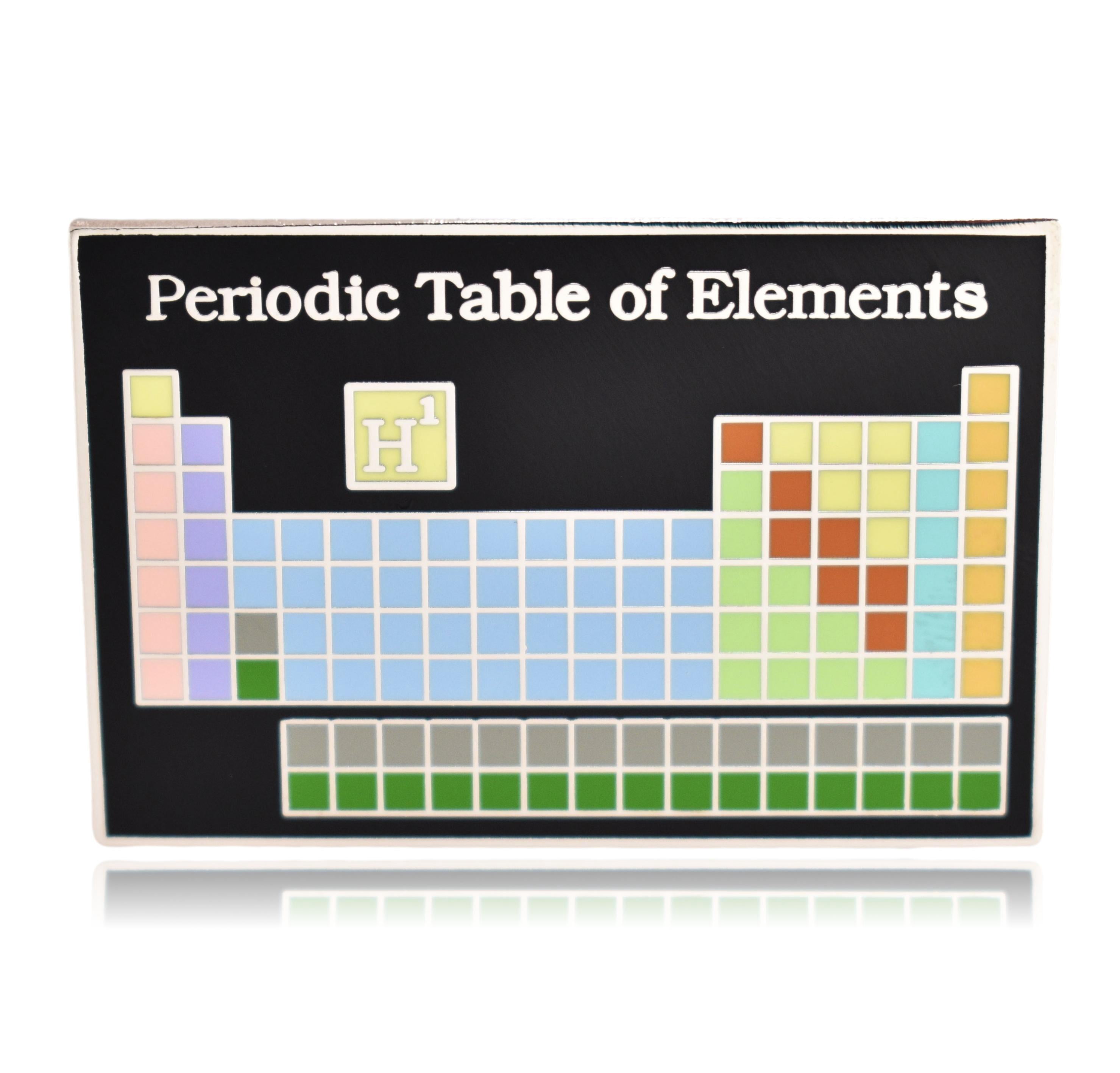 Periodic Table of Elements Hard Enamel Pin | Clayton Jewelry Labs ...