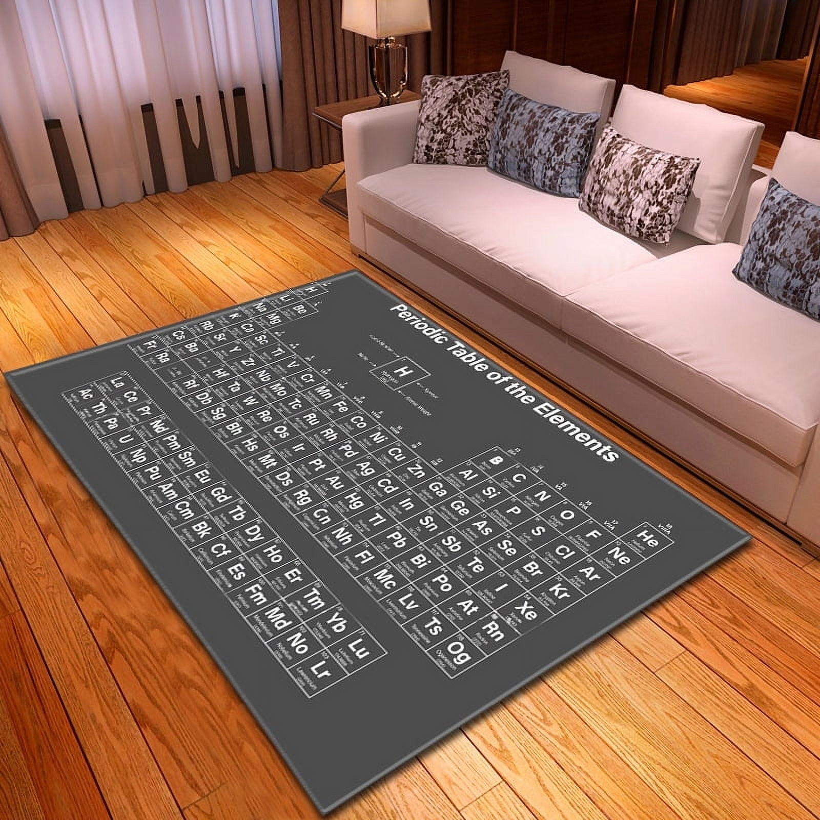 Periodic Table of Rugs Carpets for Living Room Bedroom Coffee Table ...