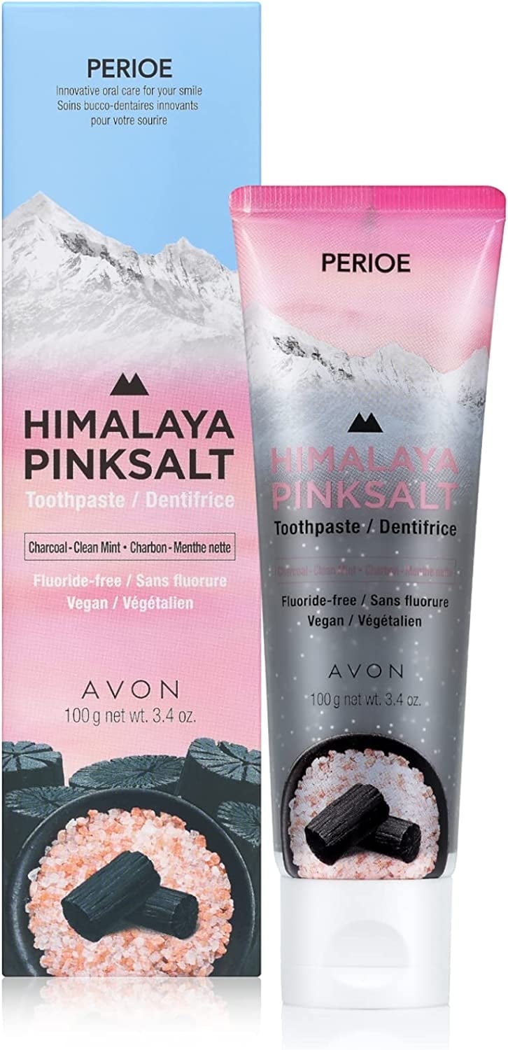 Perioe Himilaya Pink Salt Toothpaste Charcoal - 3.4 oz Pack of 4 ...