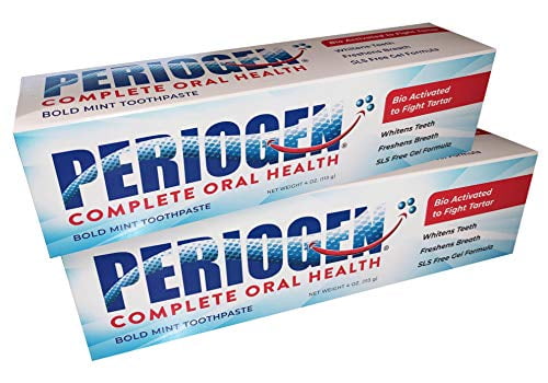 Periogen Tartar Control Toothpaste, SLS Free, Enamel Safe, Whitening ...