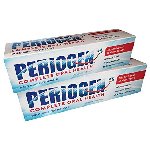 Periogen Tartar Control Toothpaste, SLS Free, Enamel Safe, Whitening ...
