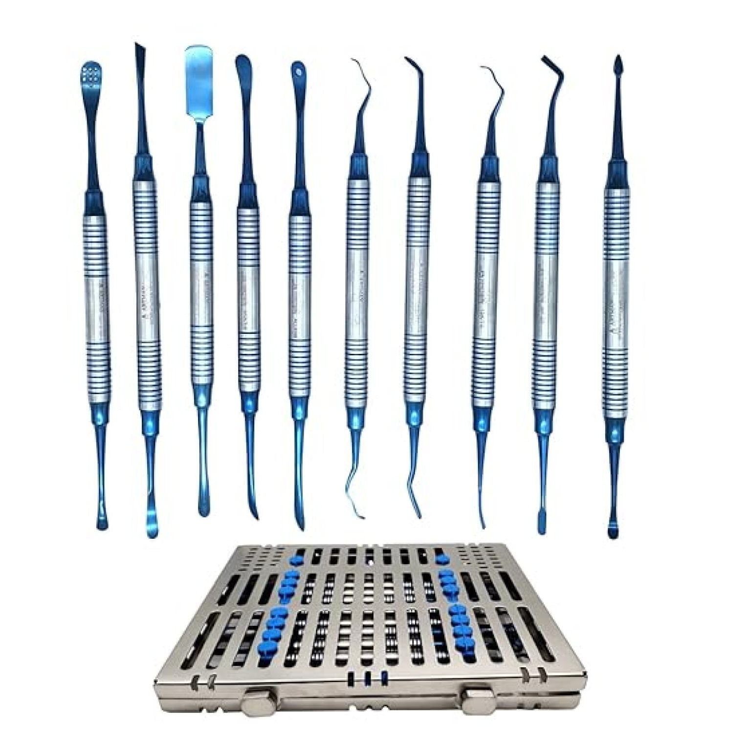 Periosteal Dental Elevators Set – 10 Pcs Periosteum Implant Elevators ...