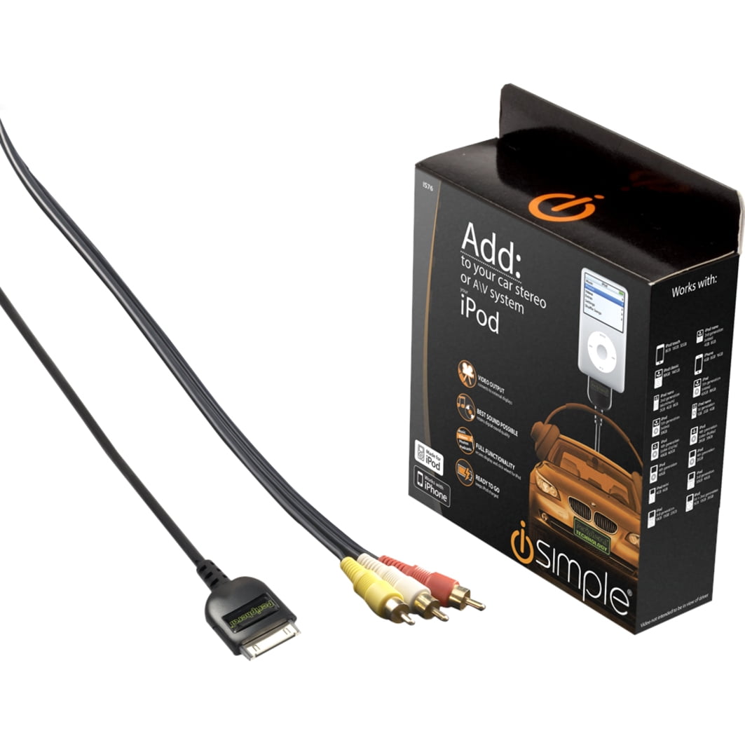 Peripheral / PAC IS76B IS76 MediaWire iPhone / IPod Interface Cable ...