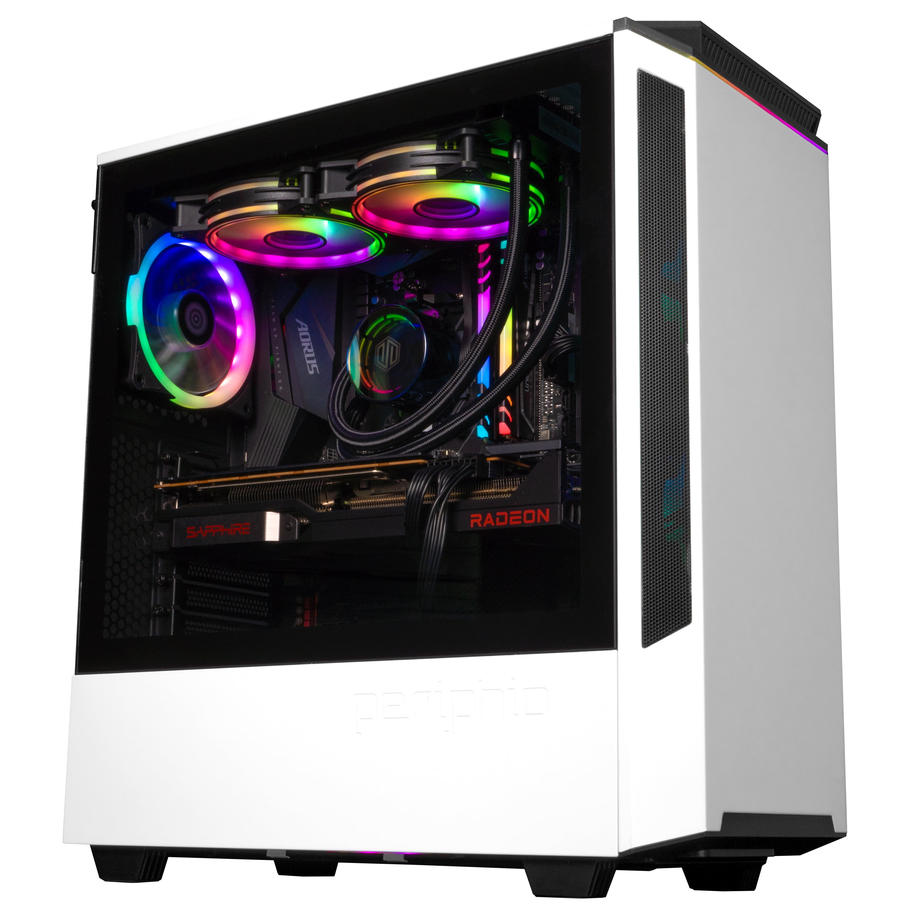 Periphio Nova Prebuilt Gaming PC - VR Ready | Liquid Cooled AMD Ryzen 5 ...