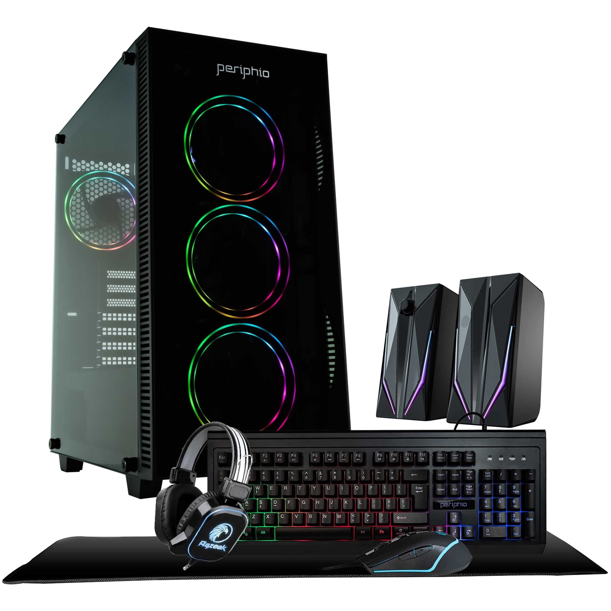 Periphio Terra Gaming Desktops, AMD Ryzen 5 5600G, 16GB, 1TB SSD ...