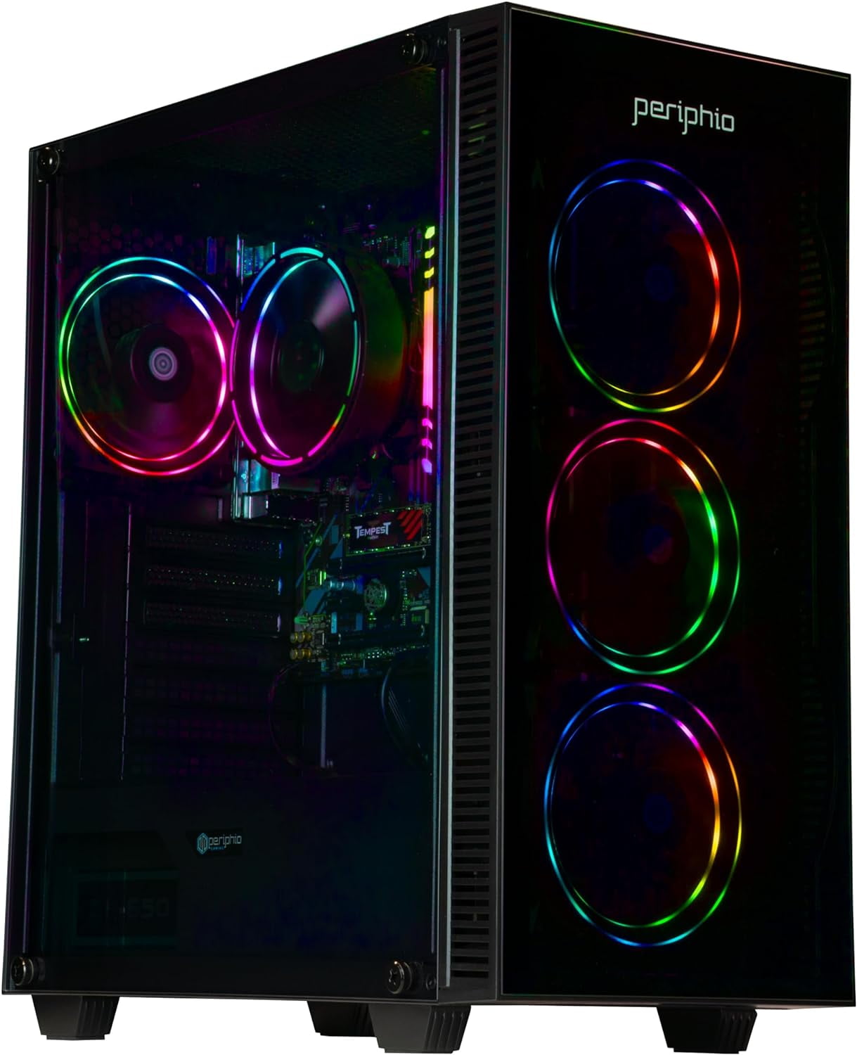 Periphio Terra Prebuilt Gaming PC - AMD Ryzen 5 5600G CPU (4.4GHz Turbo ...