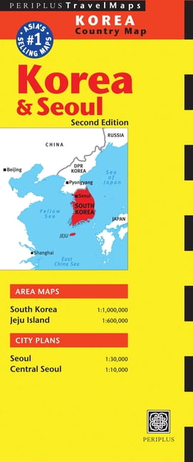 Periplus Travel Maps: Periplus: Korea & Seoul Country Map (Other ...