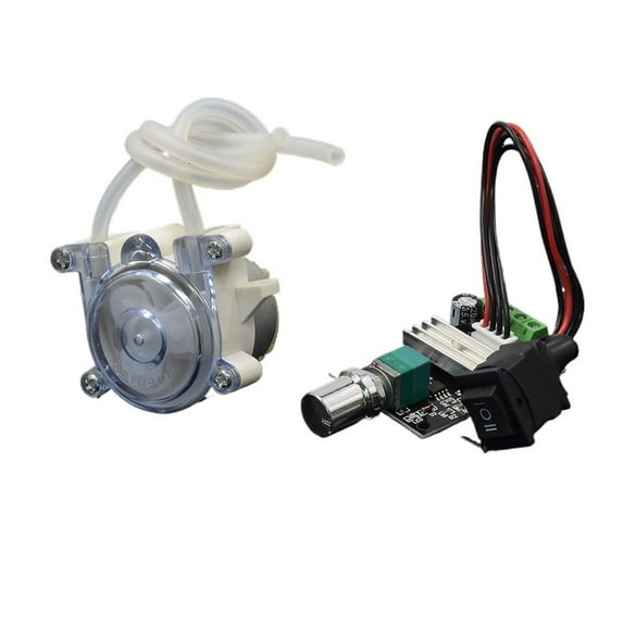 Peristaltic Pump DC 6V-12V Small Mini 500 Geared Motor Squeeze Dosing ...