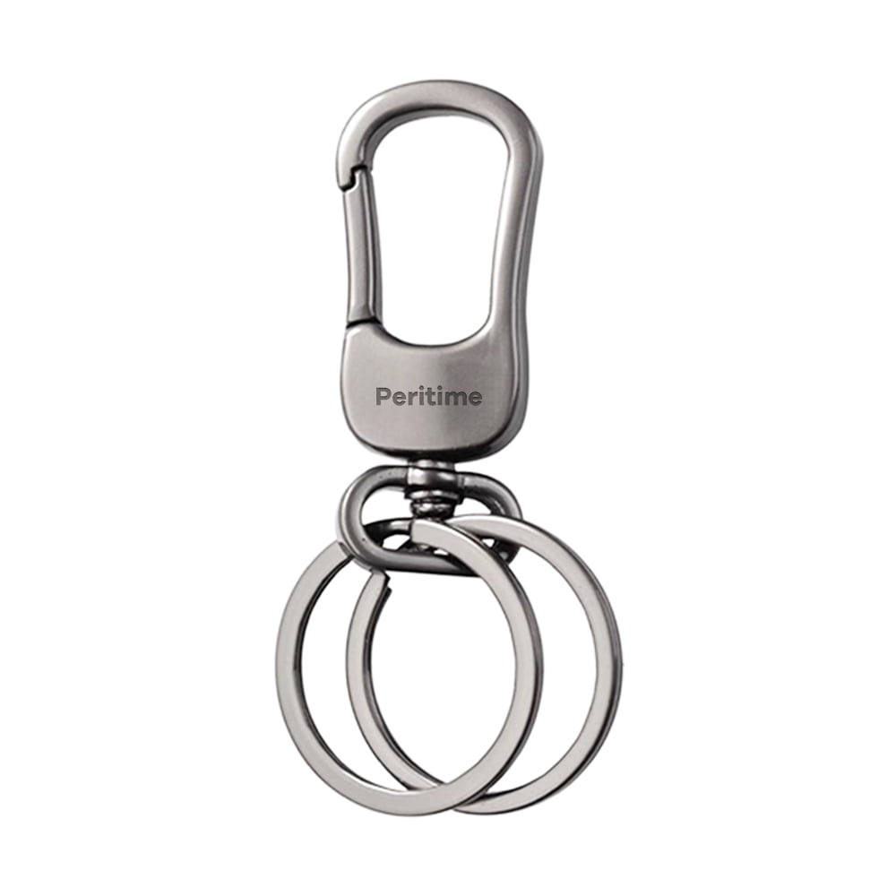 Peritime Keyrings of common metal, the Versatile 360° Rotating Keychain ...