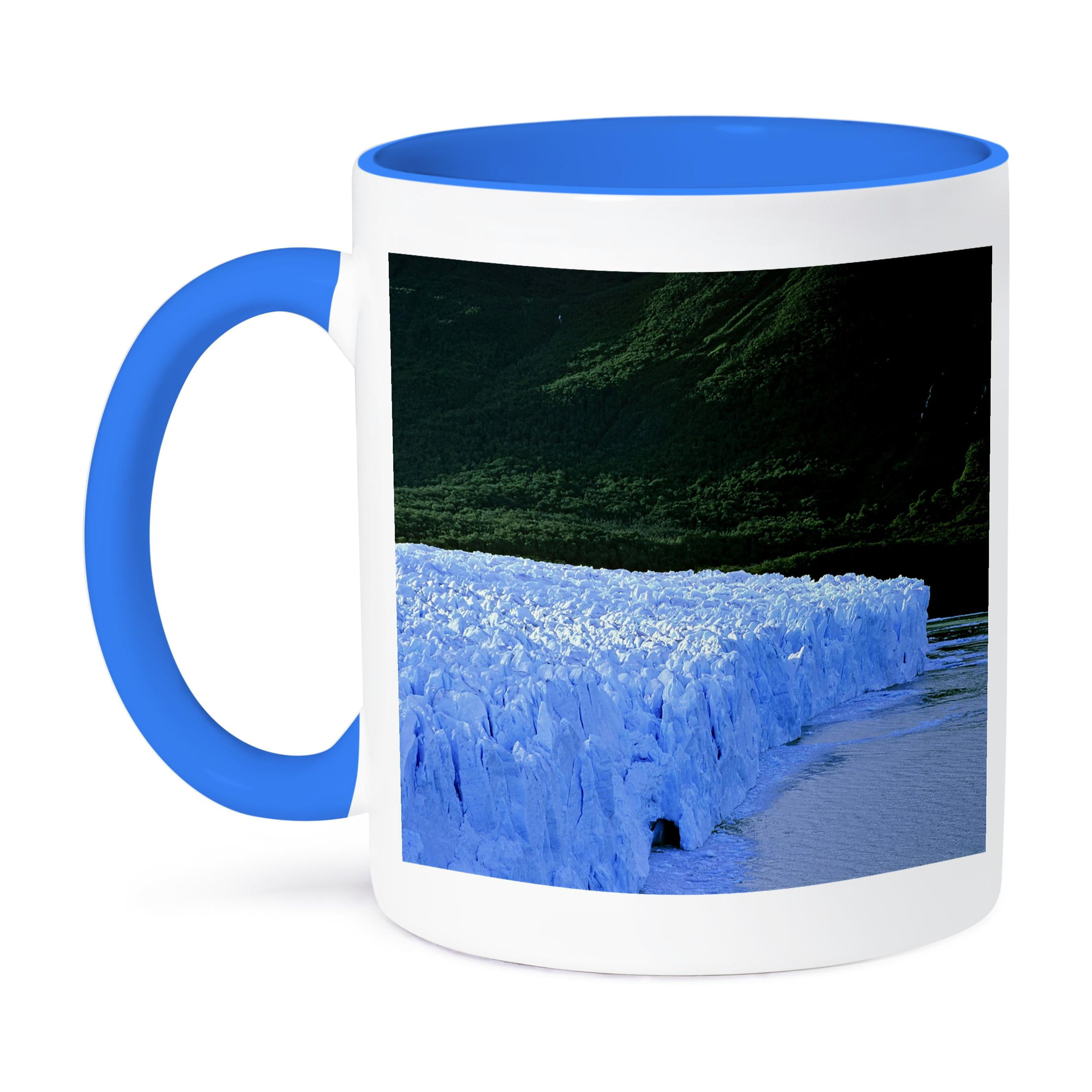 3dRose, Perito Moreno Glacier, Patagonia, Argentina - SA01 MZW0005 - Martin Zwick, 11oz Two-Tone ...