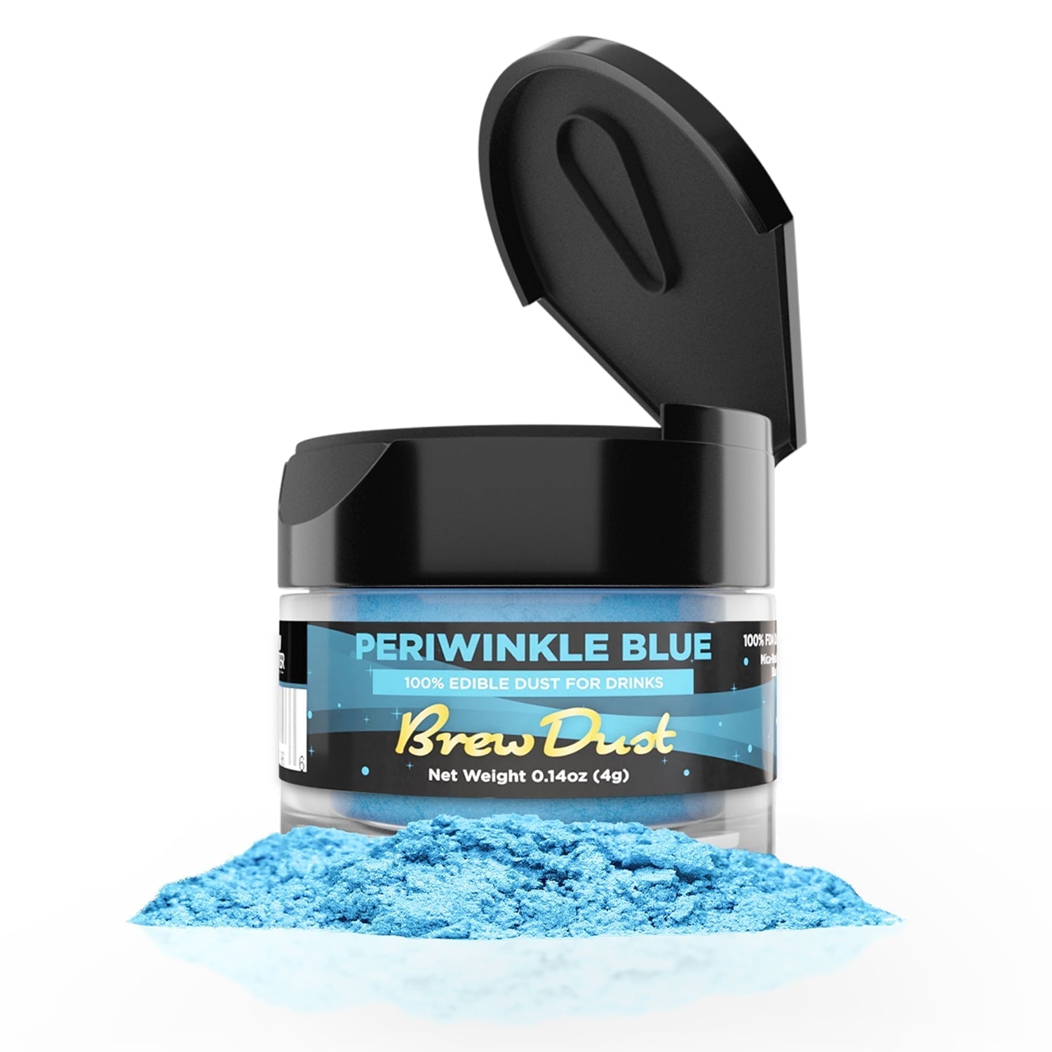 Periwinkle Blue Brew Dust Jars (4 grams) Edible Drink Dust for Beer ...