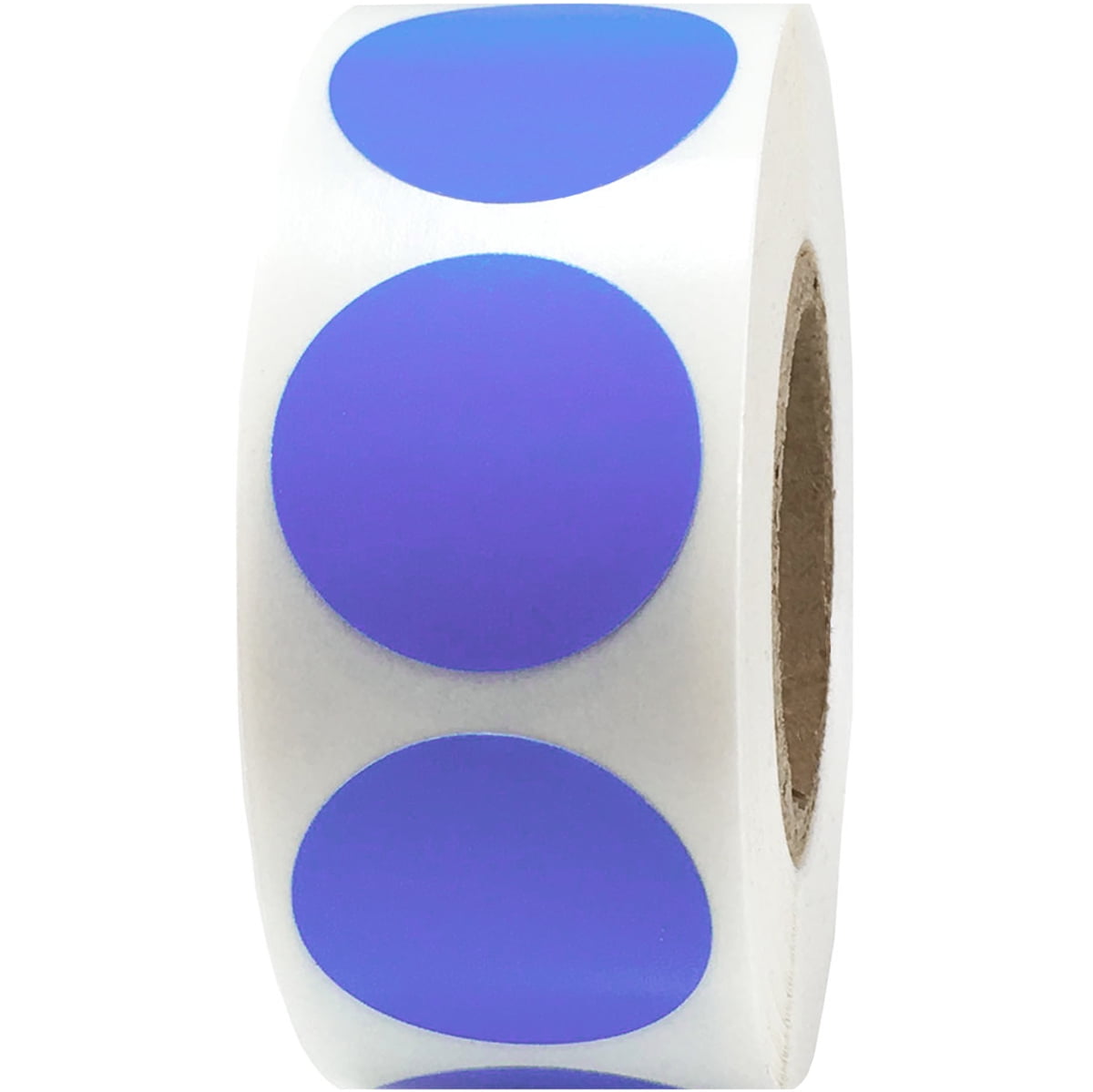 Periwinkle Circle Dot Stickers, 0.75 Inch Round, 500 Labels on a Roll ...