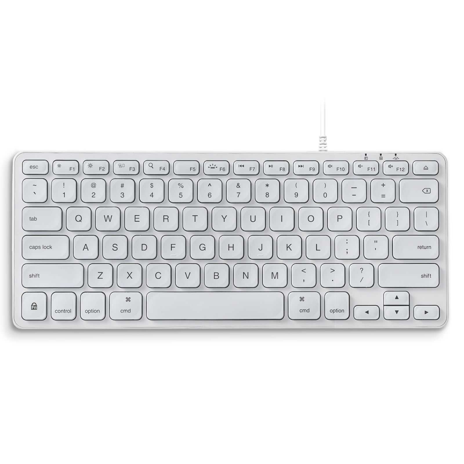 Perixx PERIBOARD-332MW Wired Backlit Scissor Keyboard - Compatible with ...