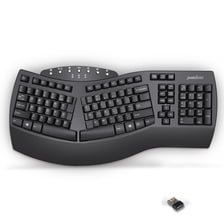 Microsoft Ergonomic USB Keyboard, Black - Walmart.com