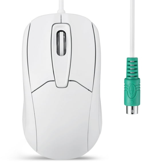 Perixx PERIMICE-209PW Wired PS/2 Optical Mouse - 3 button - Cable 5.9ft ...