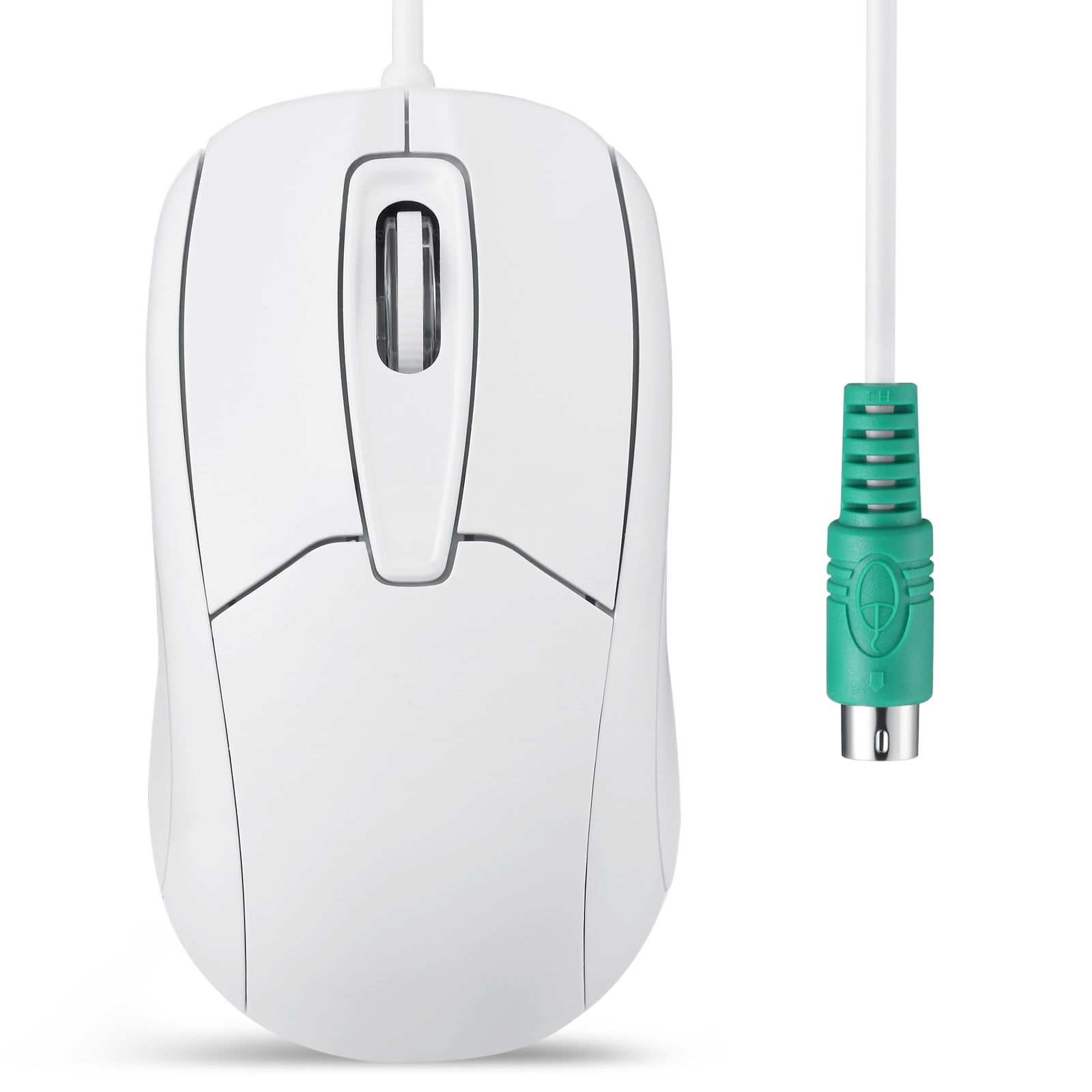 Perixx PERIMICE-209PW Wired PS/2 Optical Mouse - 3 button - Cable 5.9ft ...