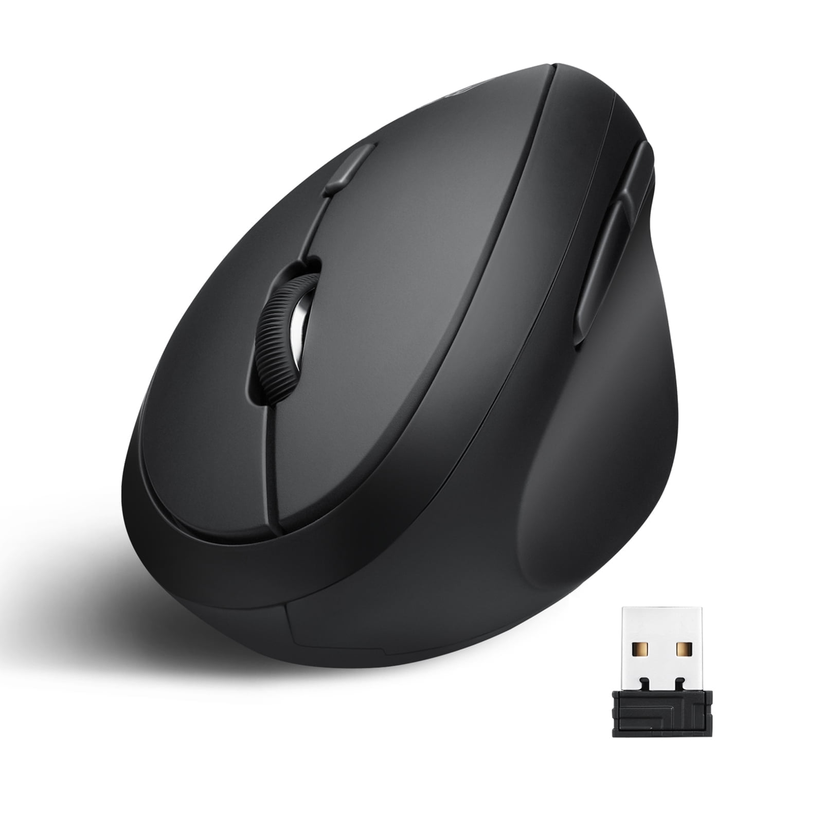 Perixx PERIMICE-619B Bluetooth Portable Vertical Mouse - Wireless 3-in ...