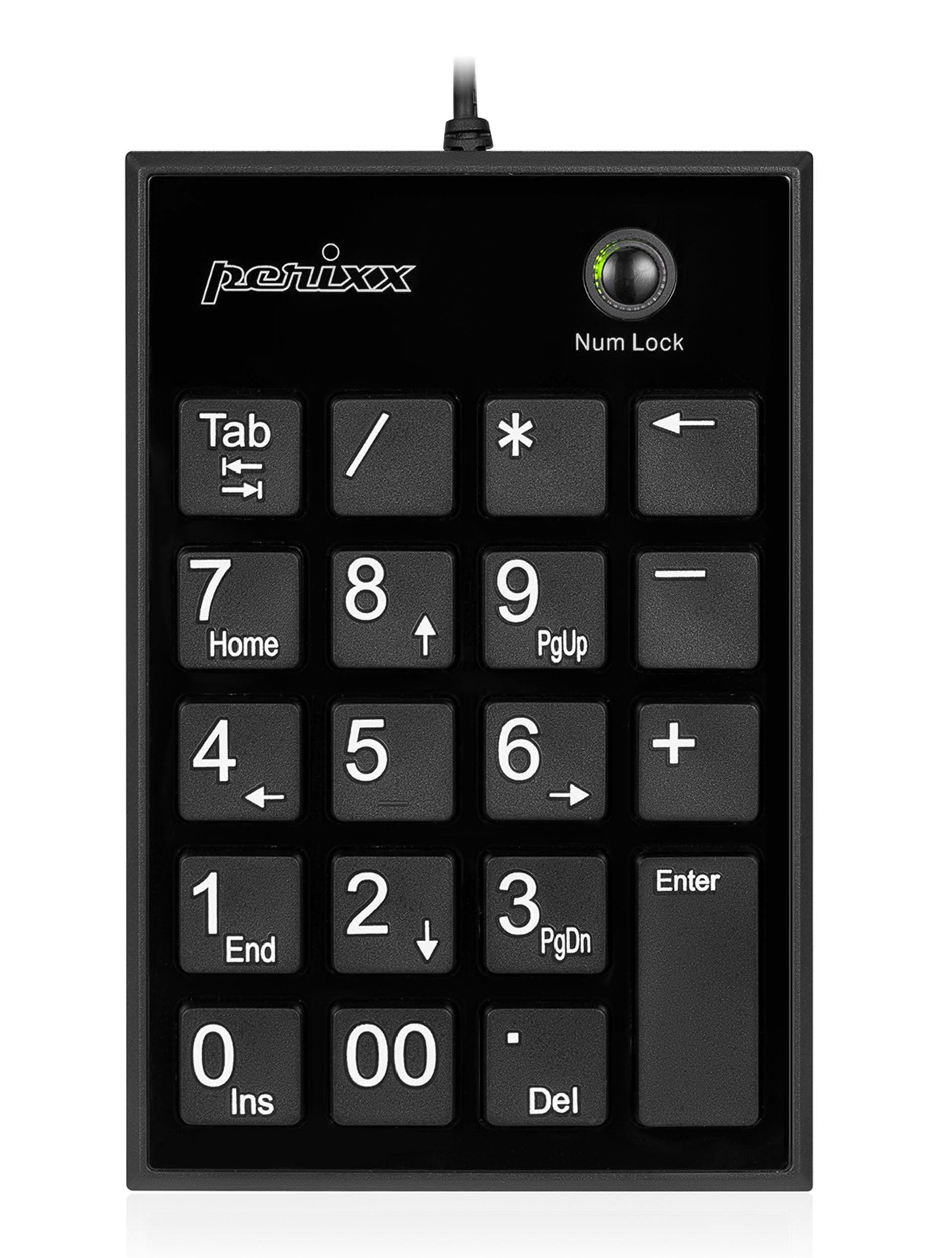 Perixx PERIPAD-202U Wired External Numeric Keypad, Slim Design, Scissor ...