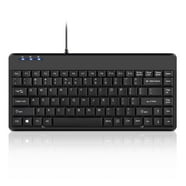 Anself Mini Wired USB Keyboard 78 Keys Small Waterproof Keyboard for ...