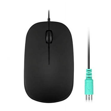 Perixx Perimice-209 P, Wired PS2 Mouse with 1000 DPI Resolution, Black - Walmart.com