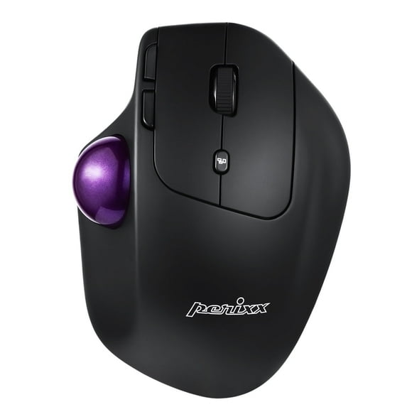Perixx Perimice-720 Wireless Ergonomic Trackball Mouse, Adjustable ...