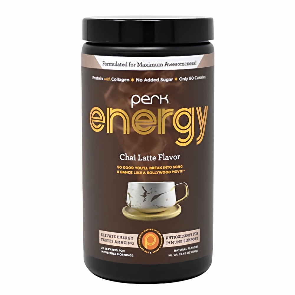 Perk Energy Beverage Mix Chai Latte Flavor (Pack of 5) - Walmart.com