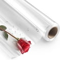 PerkHomy Clear Cellophane Wrap Roll 16" 3 Mil Thick For Gift Basket ...
