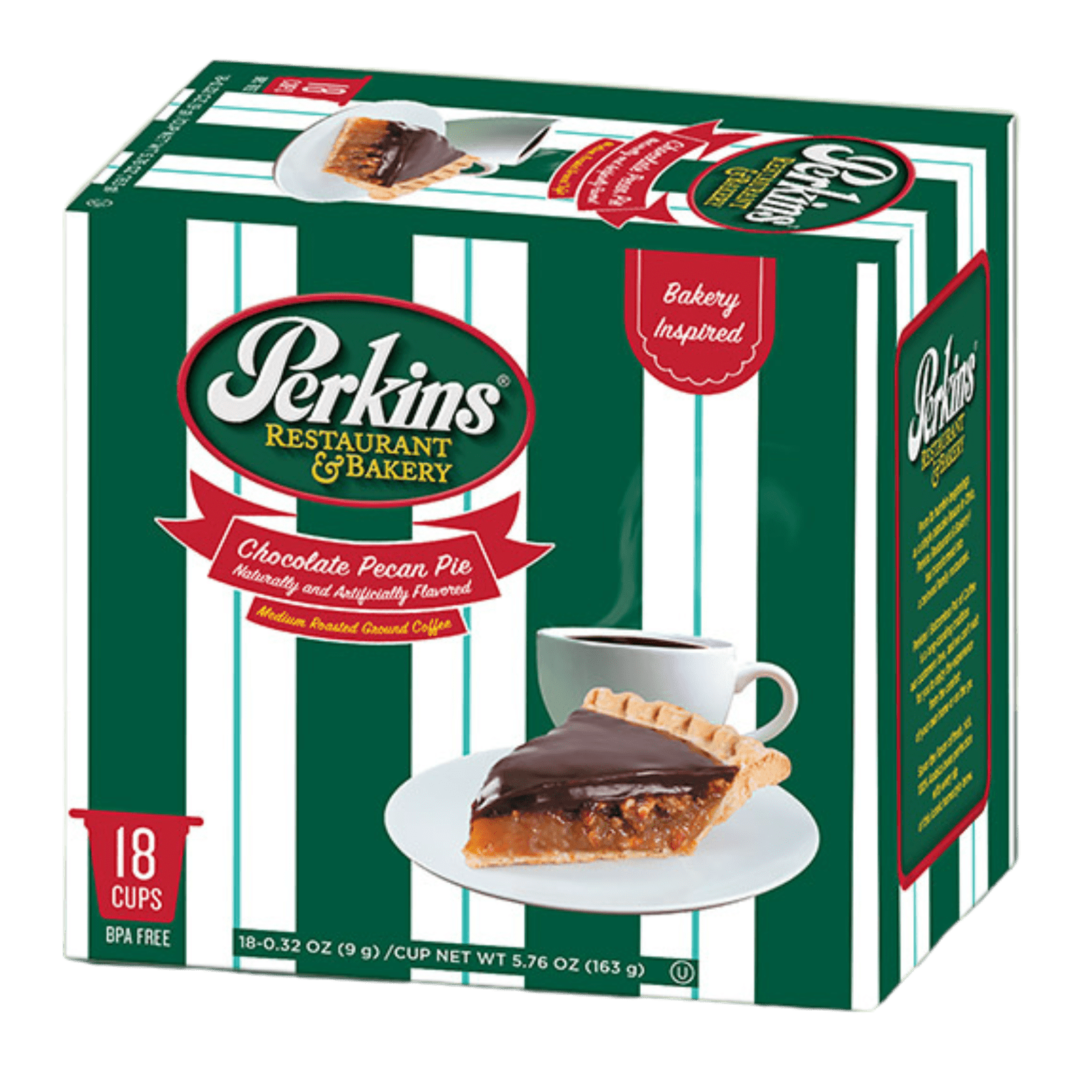 Perkins Restaurant & Bakery Chocolate Pecan Pie Flavored Single Serve ...